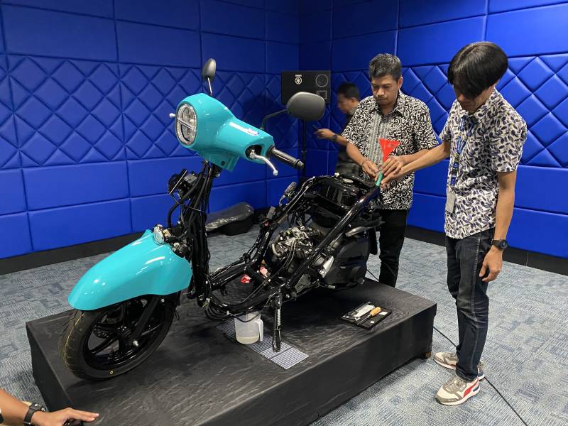 Anti Keropos dan Awet, PT SJAM Kenalkan Tiga Macam Rangka Motor Yamaha