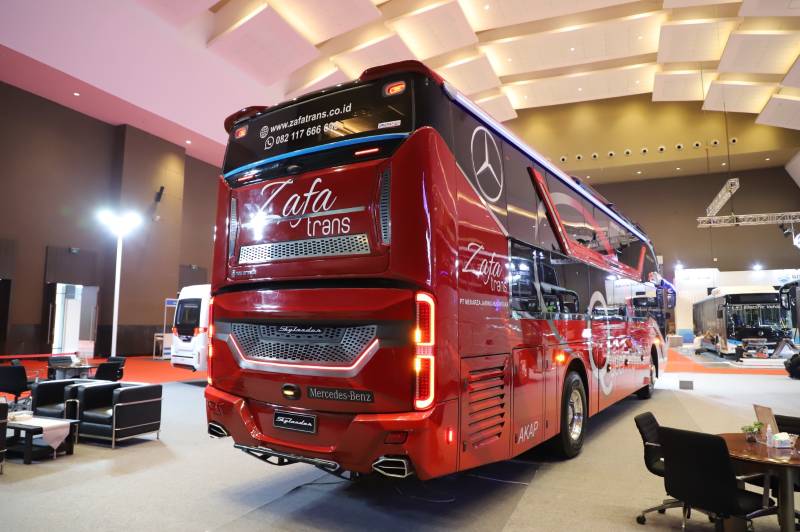 Zafa Trans Terima Armada Bus Sleeper di Pameran Busworld 2024