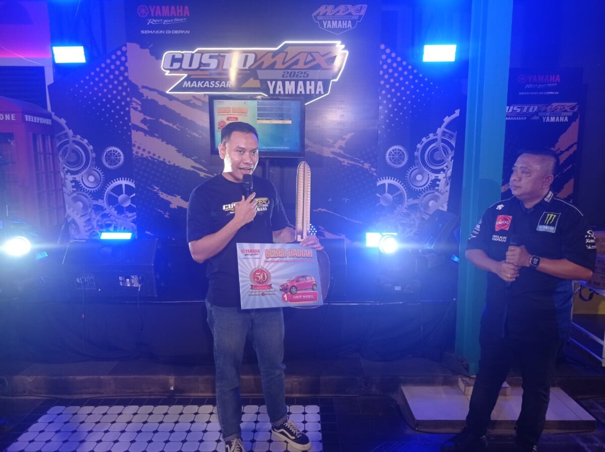Program Geber Hadiah PT SJAM, Pelanggan Yamaha Asal Bone Menangkan Satu ...