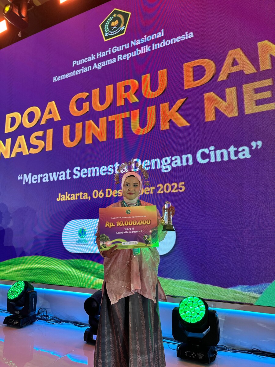 Guru Kimia MAN IC Gowa Juara Nasional Anugerah GTK Kementerian Agama 2025